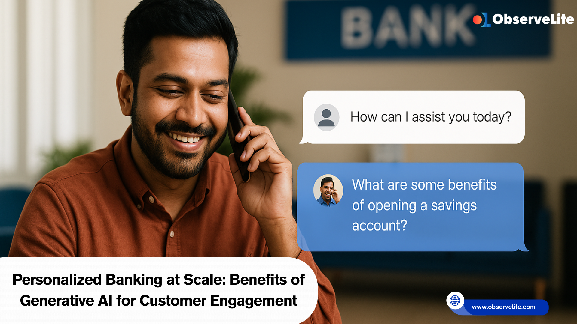 Generative AI Customer Engagement in Banking | Personalized Banking ...